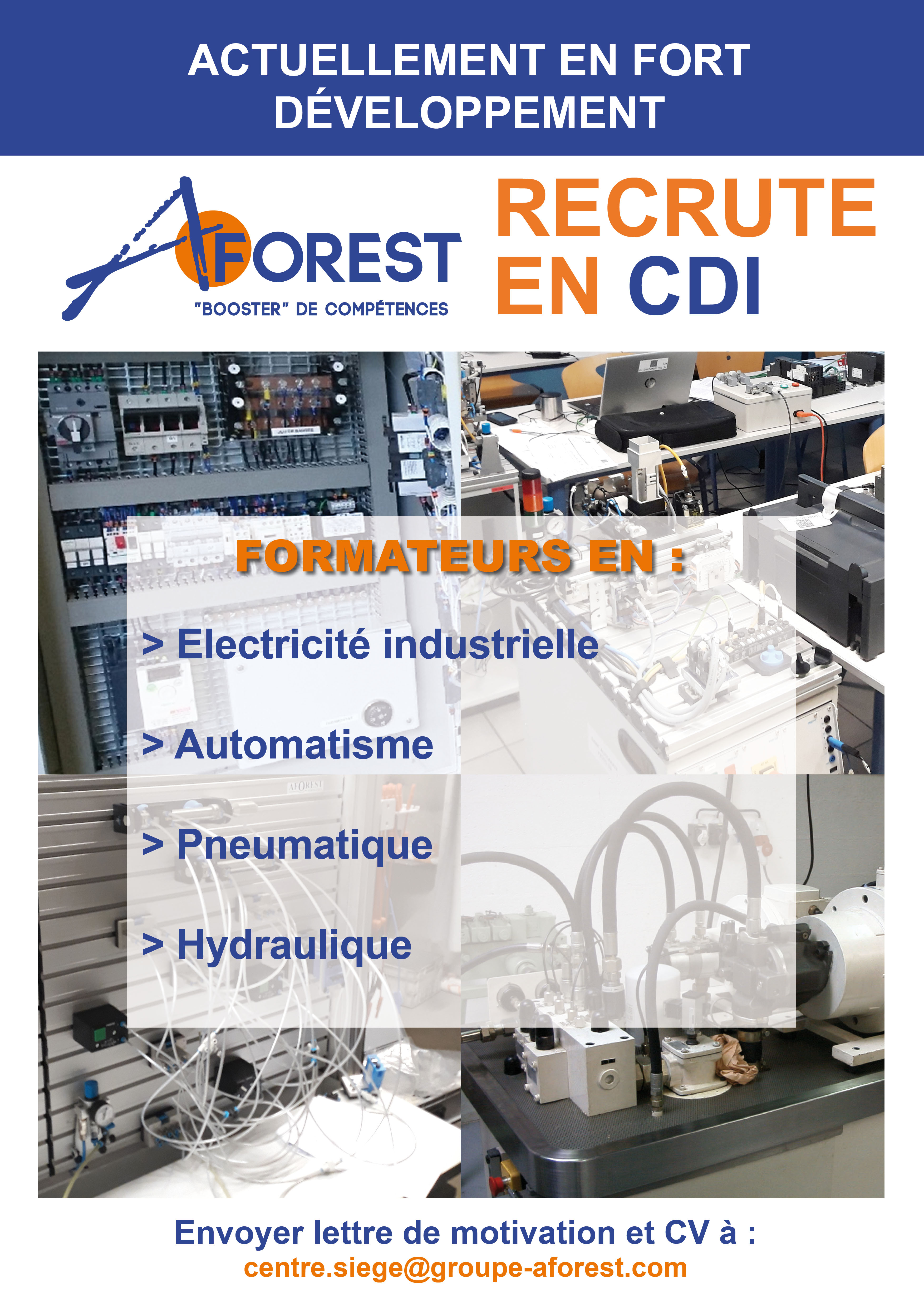 Aforest Recrute ! • Aforest : Organisme de Formation Professionnelle ...